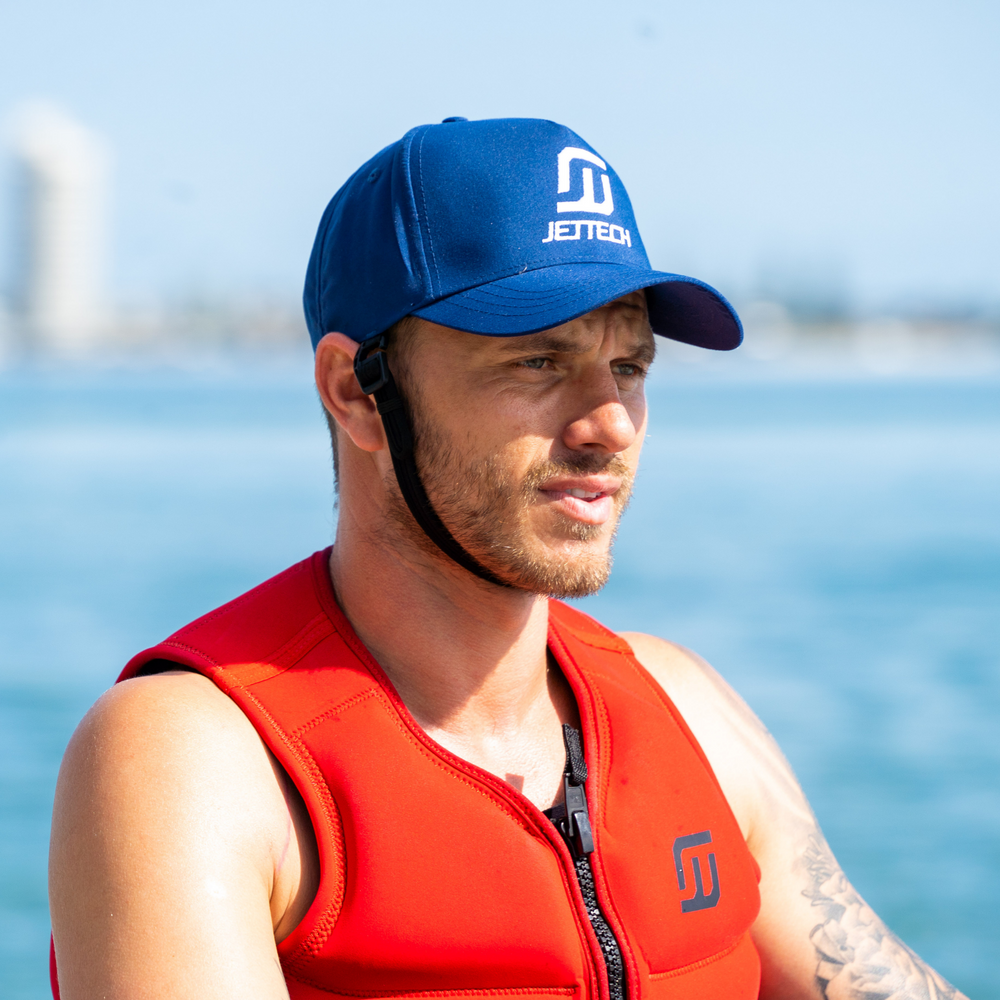 Jet Ski Hat With Strap I Waterproof Surf Cap I Jet Tech Products